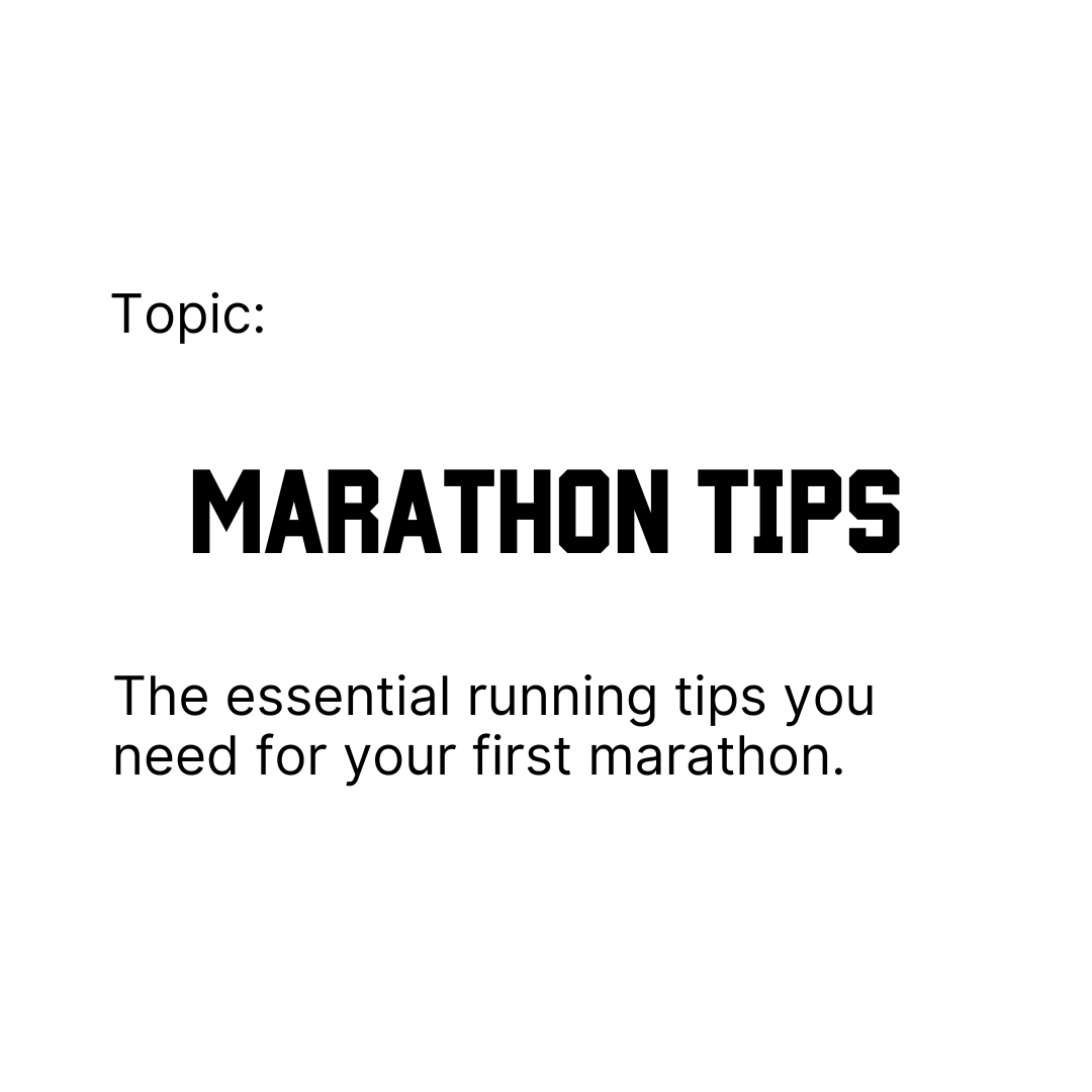 542 Performance Nutrition | Essential Marathon Tips for Beginners