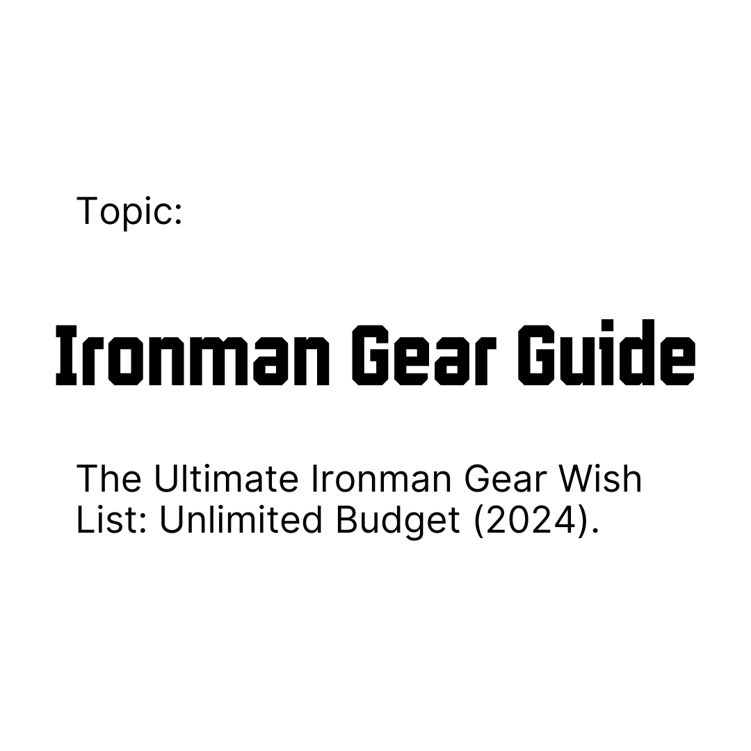 542 Performance Nutrition | The Ultimate Ironman Gear Wish List (2024)