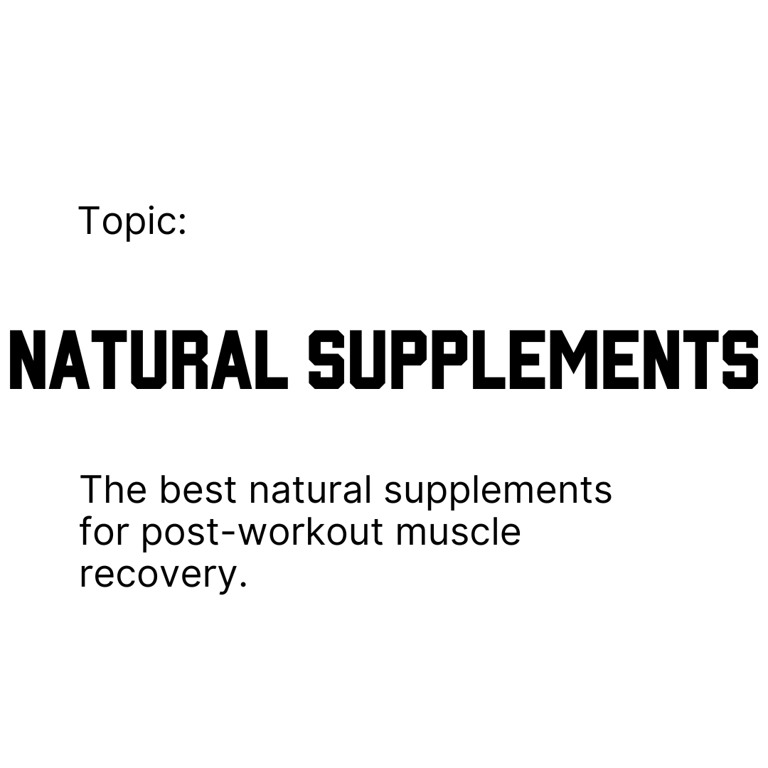 542 Performance Nutrition | 7 Best Supplements for Post-Workout Recovery