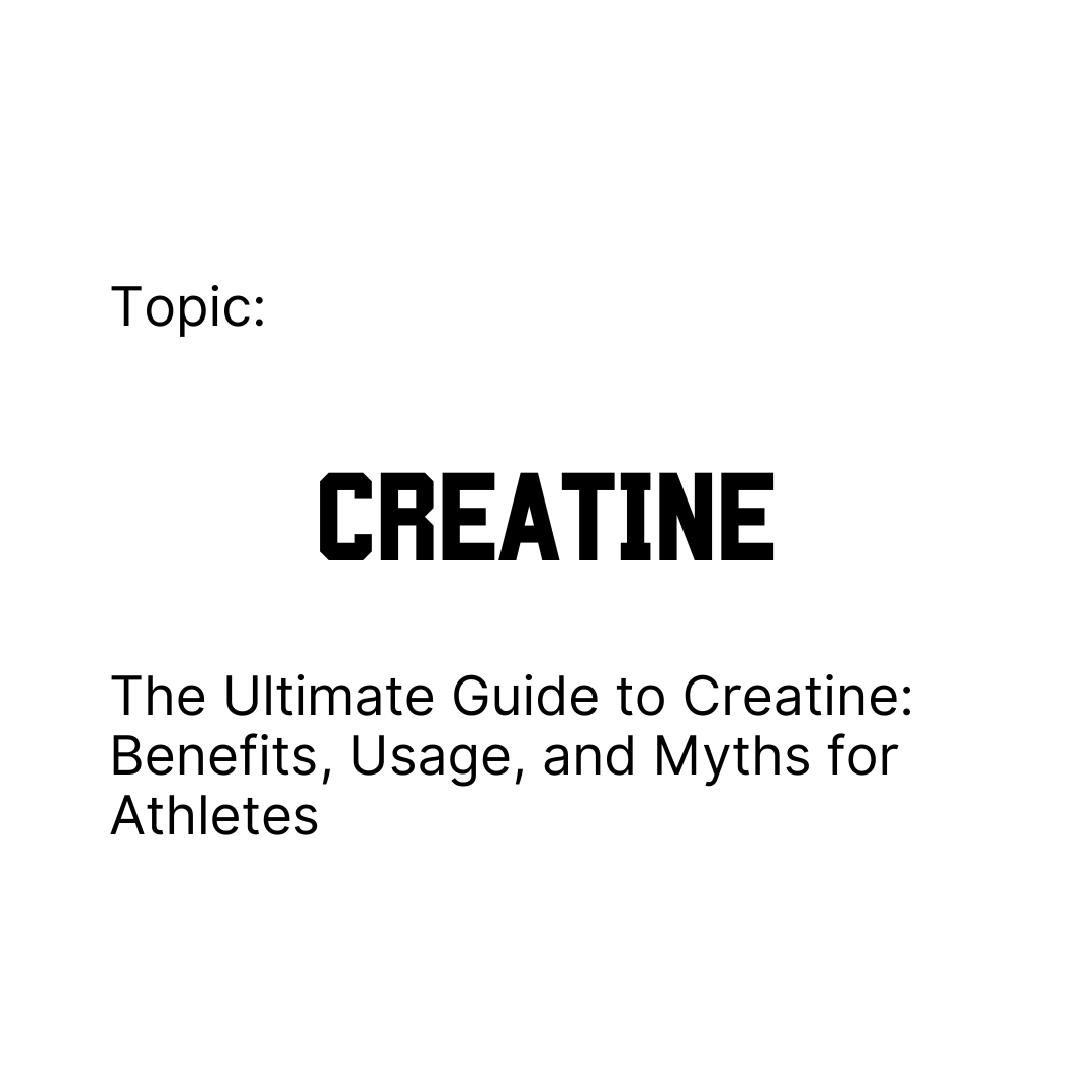 Creatine for Athletes: Benefits, Dosage, and Myths Explained – 542 ...